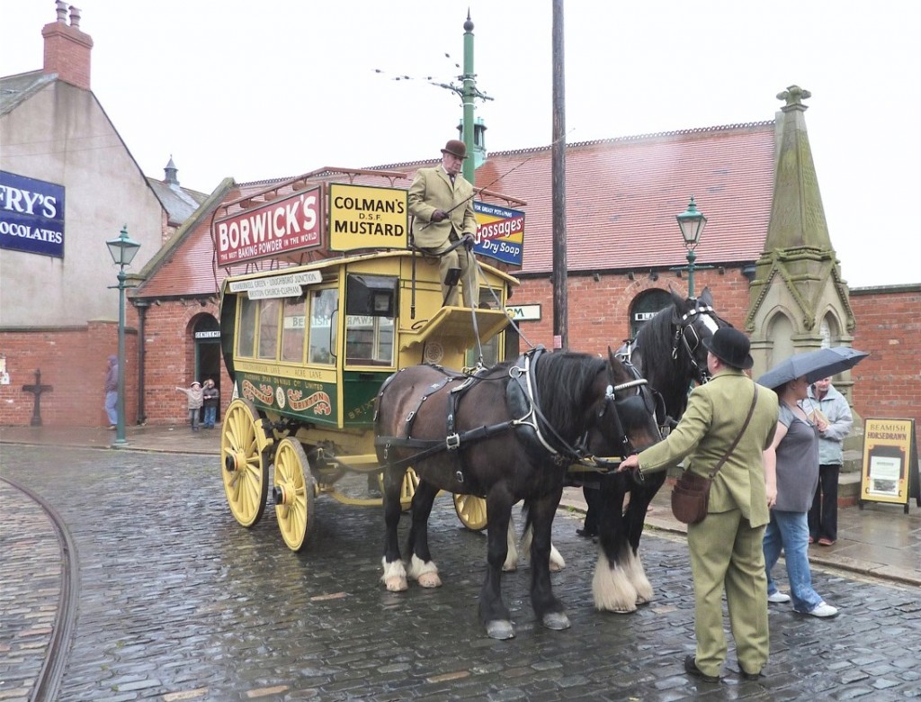 c1890 Four-Light "Garden-Seat" Horse-Bus - London Bus Museum
