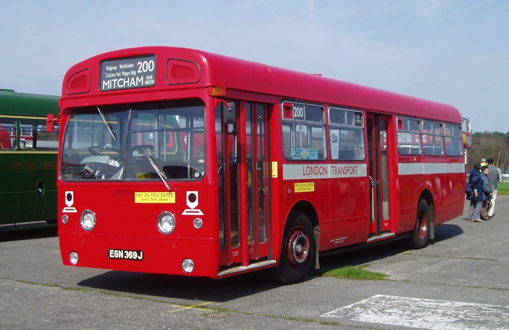 1971 AEC Swift bus - SMS369 - London Bus Museum