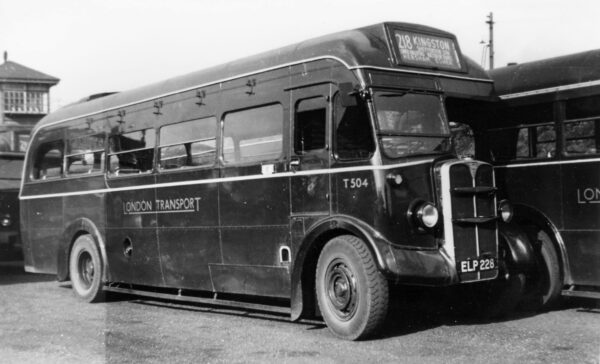 T504 in 1951 at Kingston - London Bus Museum