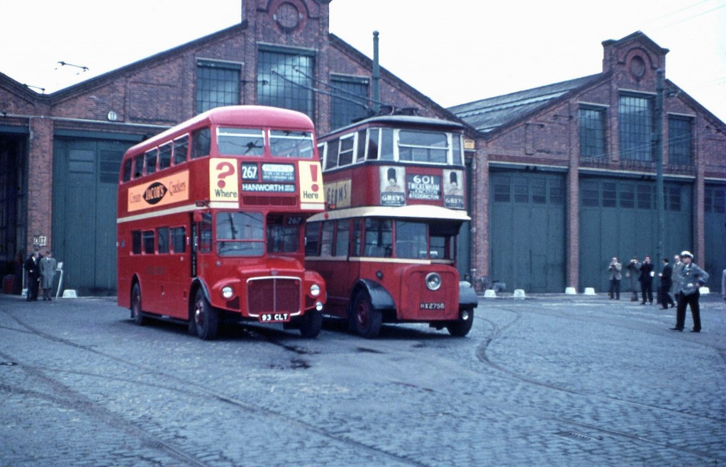 New Routemaster and Trolleybus No 1 at Fulwell in May 1962 - London Bus ...