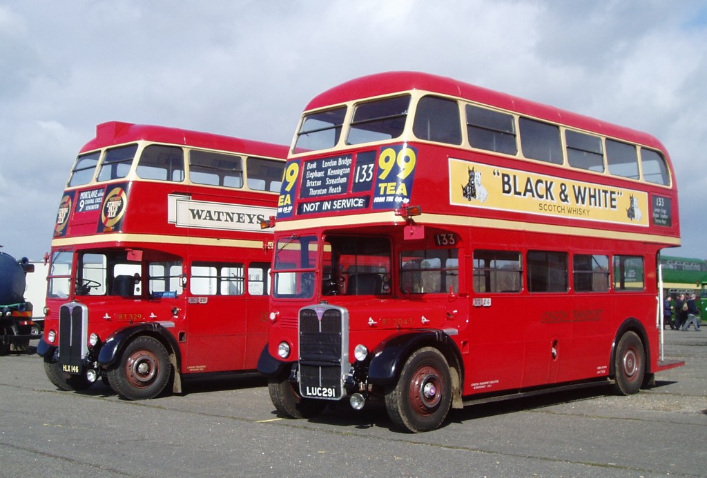 Buses at Wisley - London Bus Museum