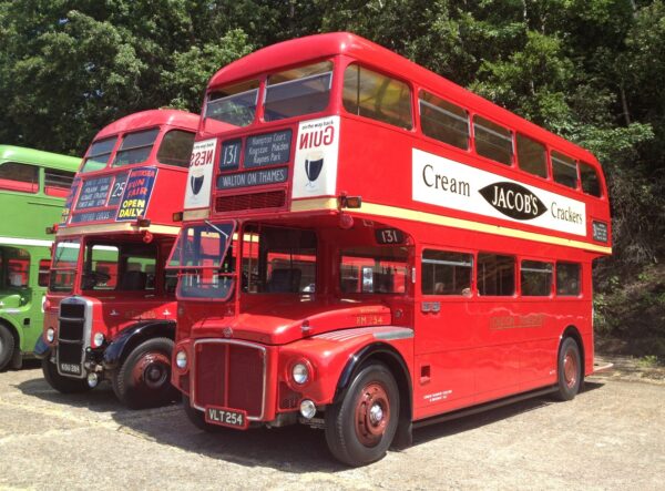 RM254 & RTL326 at A Sixties Summer – London Bus Museum