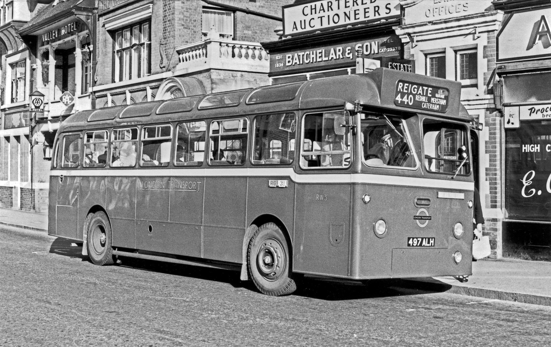 1960 AEC Reliance bus - RW3 - London Bus Museum