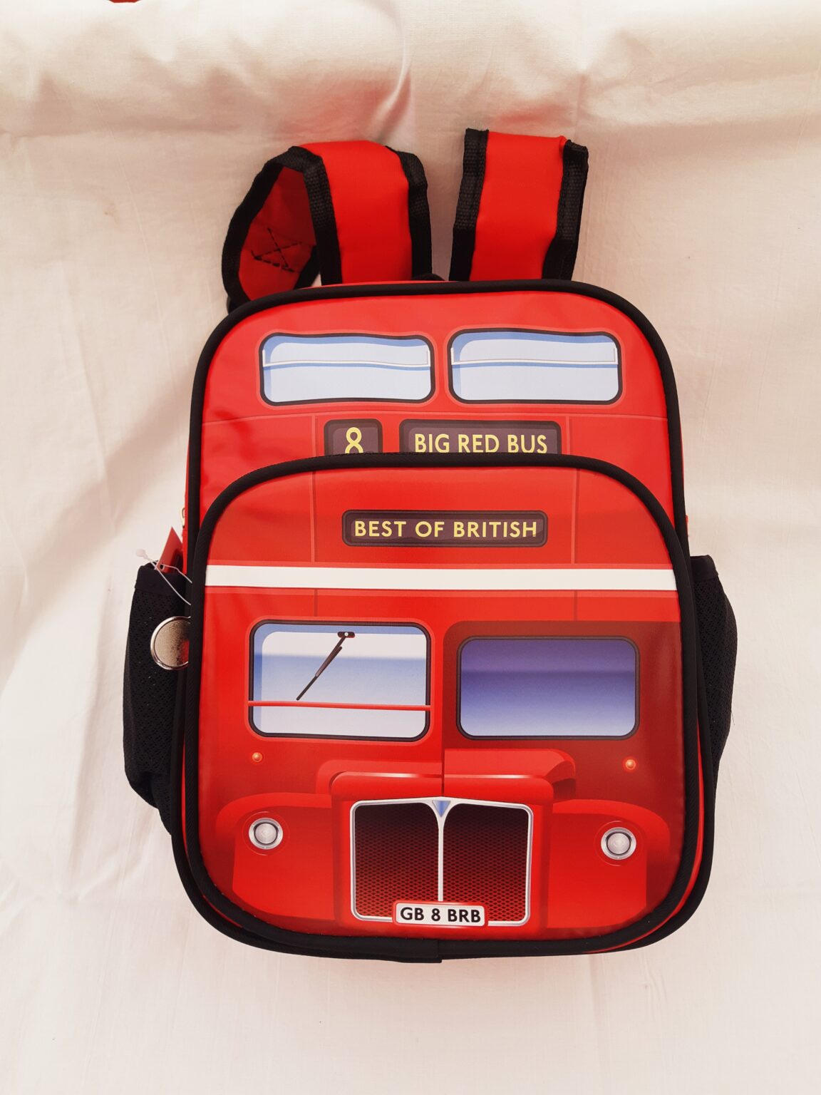 backpack laying down - London Bus Museum