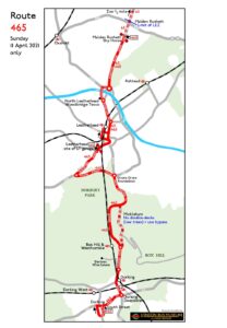 465 route map – London Bus Museum