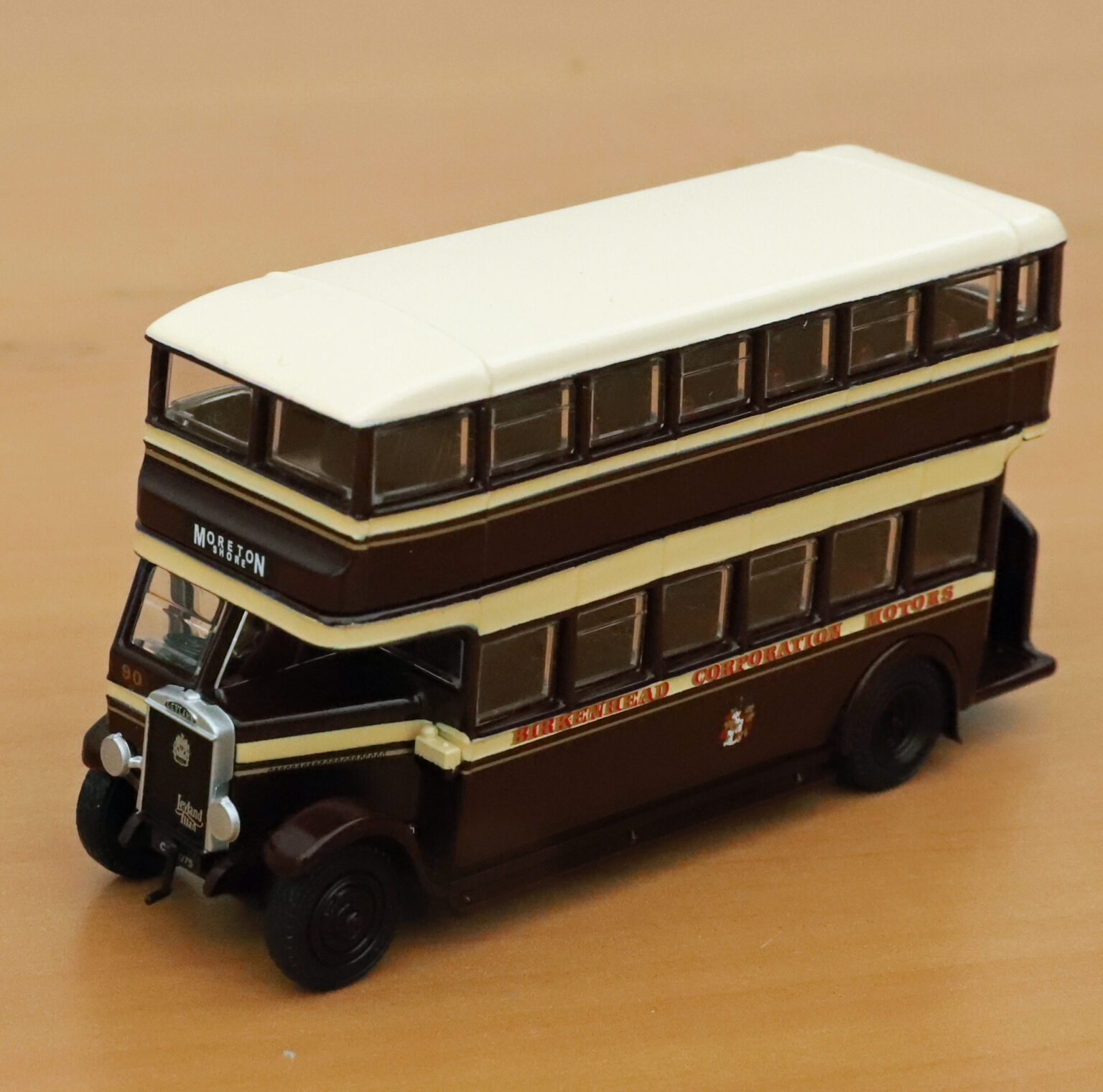 Bus model 27202: Birkenhead Corporation Motors, Leyland TD1, 1:76 scale ...