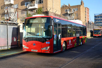 2013 BYD K9E electric bus - EB2 - London Bus Museum
