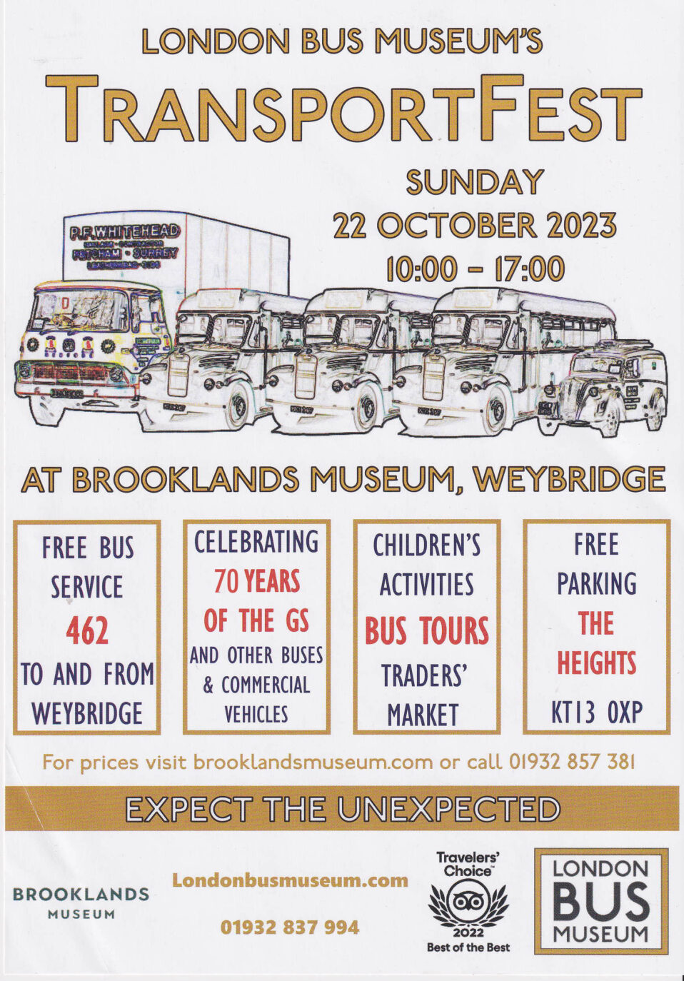 TransportFest 2023 flyer - London Bus Museum