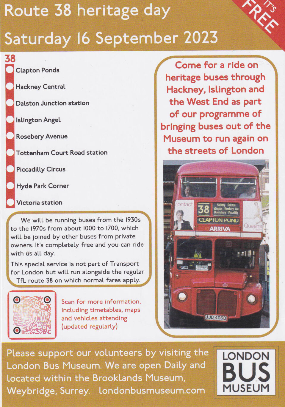 Route 38 Heritage Event - London Bus Museum