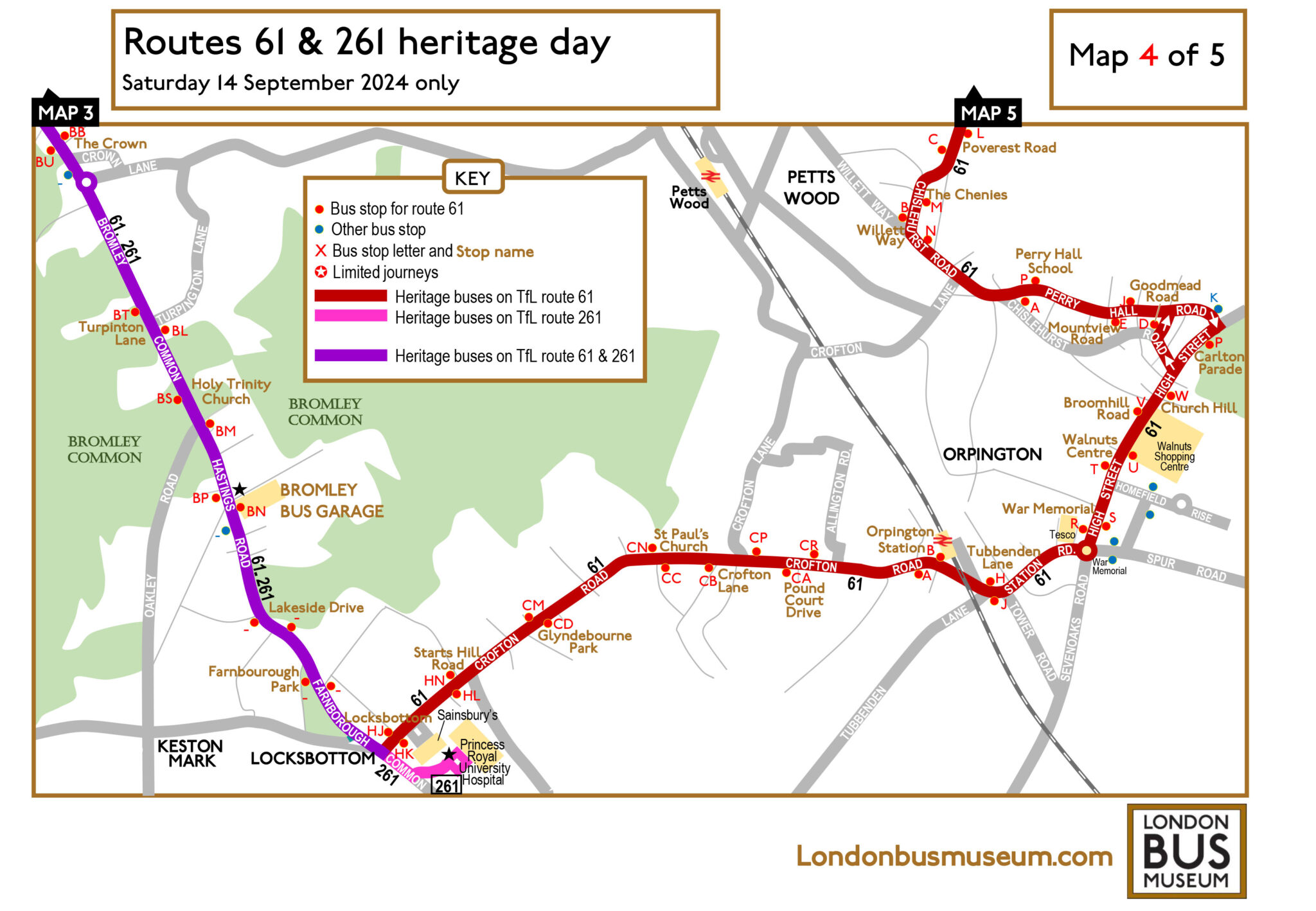 Routes 61 & 261 Heritage Day and Bromley Garage Open Day – London Bus ...