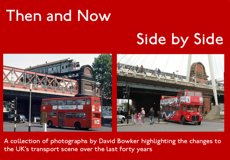 Then and Now, Side by Side - Book A5 softback - transport photos over ...