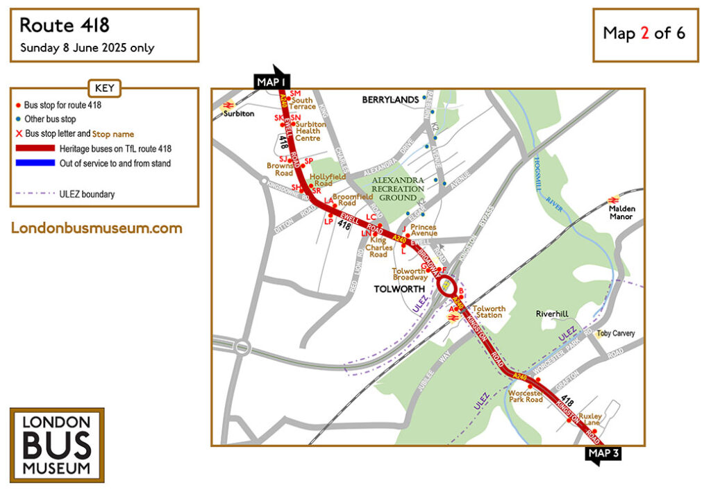 Route 418 Heritage Day – London Bus Museum