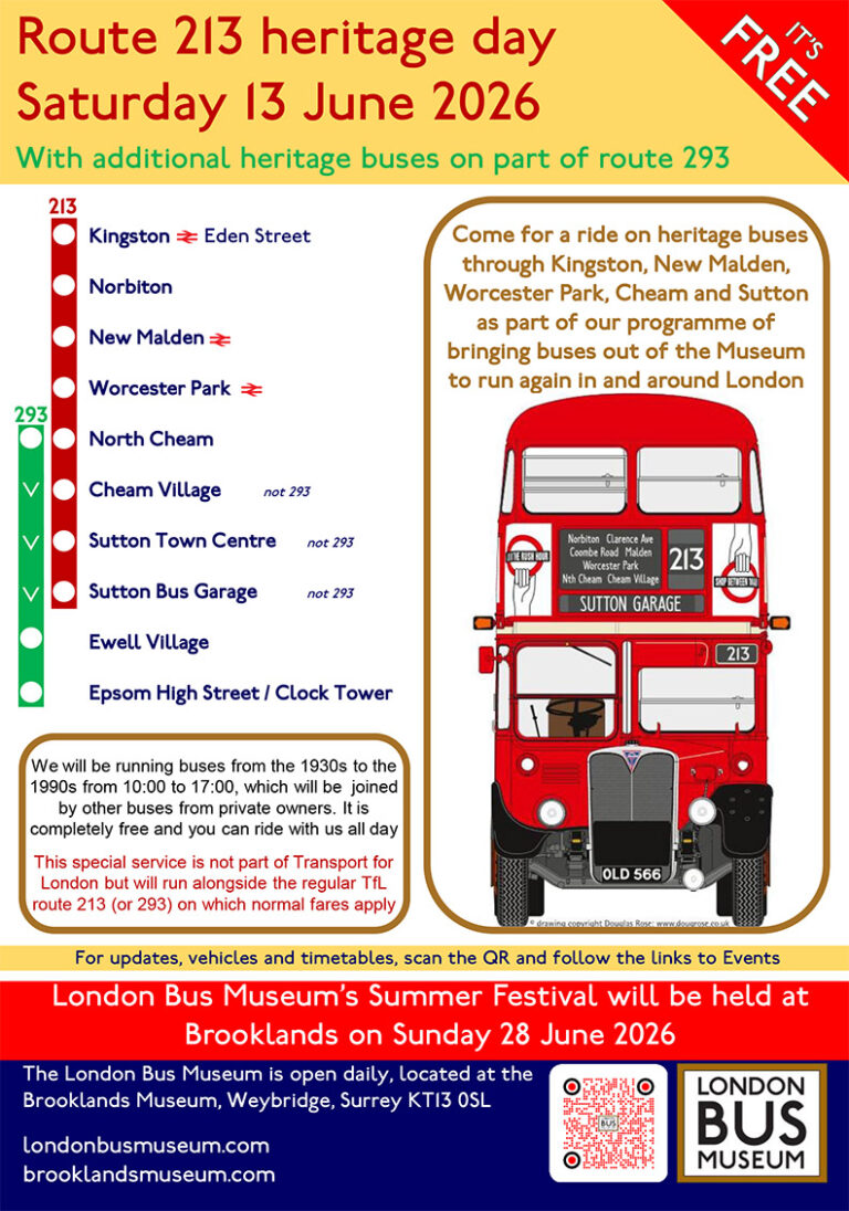 Route 213 Heritage Day - London Bus Museum