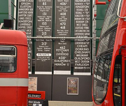 London Bus Museum - Cobham Hall - Brooklands